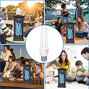 Bug Zapper Light Bulb,Homesuit 15W U Type Bug Zapper Replacement Bulb, Bug Zapper Light 2U15W for Original Homesuit 15W/18W Bug Zapper