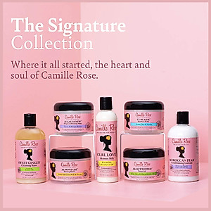 Camille Rose Aloe Whipped Butter Hair Styling Gel, with Aloe Vera and Macadamia Oil for Moisture and Light Hold, for All Hair Types 8 oz