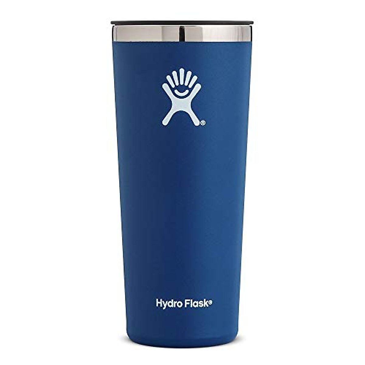 Hydro Flask Tumbler Cup - Stainless Steel & Vacuum Insulated - Press-In Lid - 22 oz, Cobalt