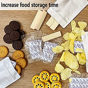 Plateau ELK Oxygen Absorbers for Food Storage 200CC, 100 PCS O2 Absorbers Food Grade for Mylar Bags, Canning, Flour, Wheat, Oats and Freeze Dried Foods - Long Term Storage (10x PCS of 10)