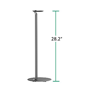 ynVISION.DESIGN Fixed Height Floor Stand Compatible with SONOS Era 100 and Era 300 - Black 2 Pack (Pair)