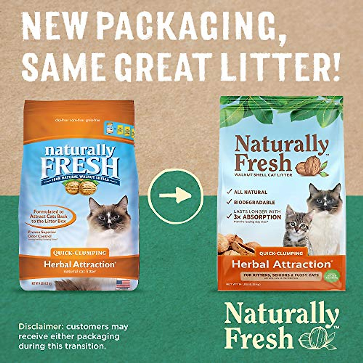 Blue Buffalo Naturally Fresh Attract Cat Litter, 14 lb