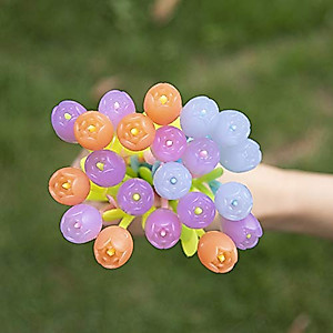 yarachel Color Changing Flower Pens - Pack of 24 Ballpoint Pens Creative Gel Ink Rollerball Pen for School Home Office Stationery Store Kids Girls Gift
