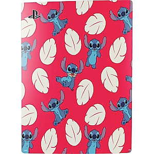 Skinit Decal Gaming Skin Compatible with PS5 Bundle - Officially Licensed Disney Lilo and Stitch Character Pattern Design