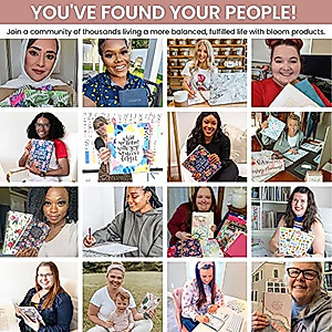 HARDCOVER bloom daily planners 2023-2024 Academic Year Day Planner (July 2023 - July 2024) - Passion/Goal Organizer - Monthly & Weekly Inspirational Agenda Book - 5.5" x 8.25" - Floral Gouache