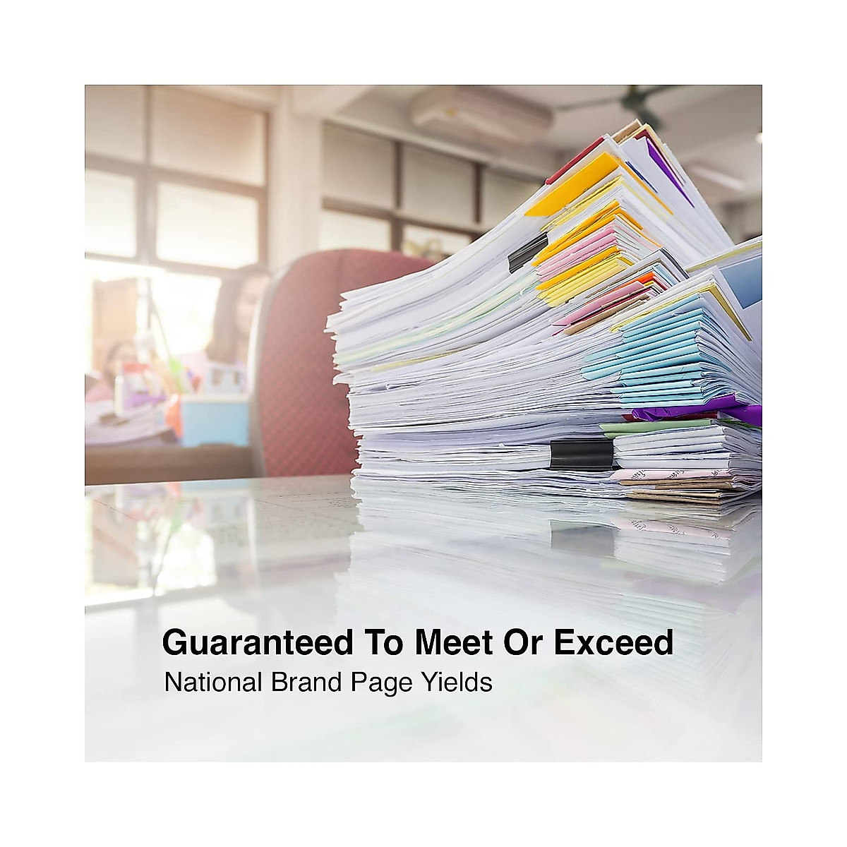 TRU RED Remanufactured Ink Cartridge Replacement for HP 62XL (Black)