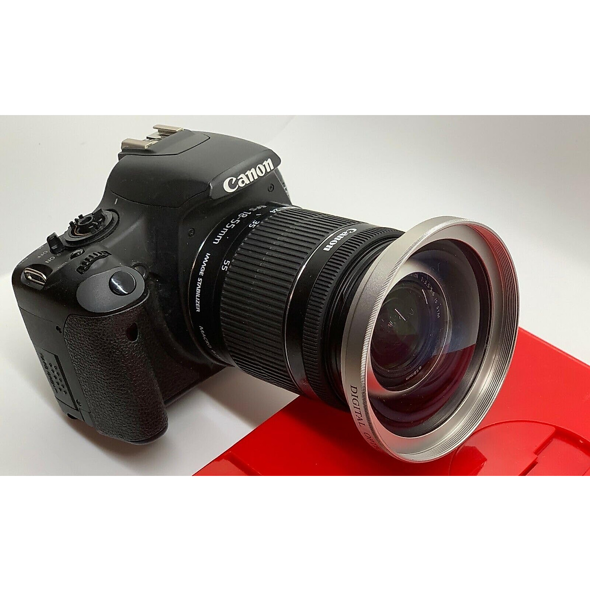 X40 HD Wide Angle Lens for Canon Rebel EOS XTI 1200D T3 T3I T4 T5 T6 7D 6D X45