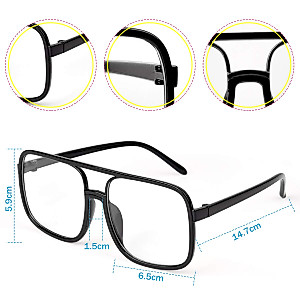 Hotusi Hip Hop Costume Kit, Bucket Hat Sunglasses Inflatable Boom Box Phone Dollar Sign Gold Chain 80/90s Party Supplies Cosplay Props