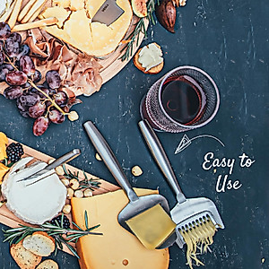 Boska Stainless Steel Grater - Cheese Grater Copenhagen Best for Hard Cheese, Citrus, and Vegetables - Multifunctional Rust-Proof Shredder - Manual Handheld - 10 Year Warranty