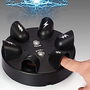 Micro Electric Shocking Lie Detector, Finger Shock Game Shocking Roulette Truth Or Dare Game Party Analyzer Consoles Gifts,Decompression Funny Toy