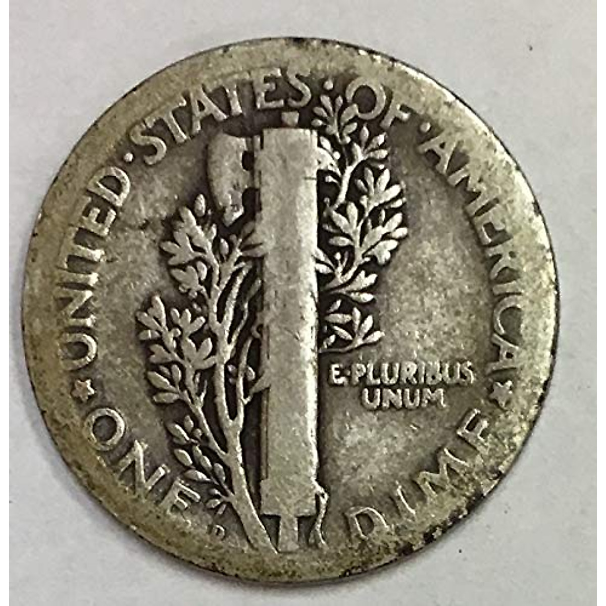 1920 D Mercury Dime 90% Silver 10c Average Circulated