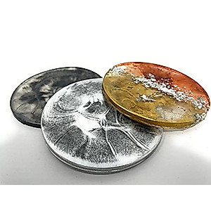 Gold Alcohol Ink for Resin - Metallic Alcohol Ink Gold Color 4-Ounce for Epoxy Resin, Tumblers, Resin Art, Alcohol Ink Paper, Gold Pigment Ink, 3 Pixiss Needle Tip Applicator Bottles and Funnel