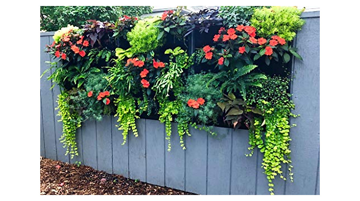 Delectable Garden 12-Pocket Vertical Planter for Eco-Friendly Wall Gardens