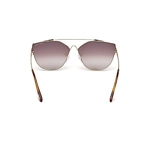 Tom Ford FT0563 28G Shiny Rose Gold Jacquelyn Pilot Sunglasses Lens Category 2