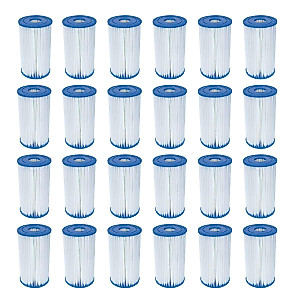 Bestway Pool Filter Pump Replacement Cartridge Type IV/B (24-Pack) | 58095