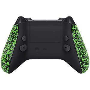 eXtremeRate Hope Programable Remap Kit for Xbox Series X/S Controller, Upgrade Boards & Redesigned Back Shell & Side Rails & Back Buttons for Xbox Core Controller - Textured Green