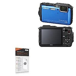 BoxWave Screen Protector Compatible With Nikon Coolpix AW120 - ClearTouch Anti-Glare (2-Pack), Anti-Fingerprint Matte Film Skin for Nikon Coolpix AW120