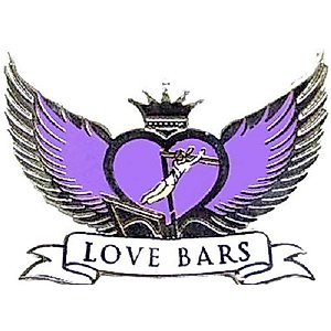 Snowflake Designs Love Bars Gymnastics Pin - #1925