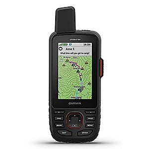 Garmin GPSMAP 66i, GPS Handheld and Satellite Communicator, Featuring TopoActive mapping and inReach Technology (Renewed)