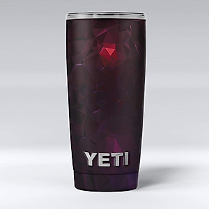 Design Skinz Dark Age Geometric V13 - Skin Decal Vinyl Wrap Kit Compatible with The Yeti Rambler Cooler Tumbler Cups