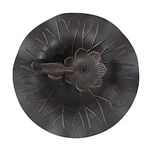 Christopher Knight Home Lancaster Outdoor Aluminum Top Bird Bath with Iron Base, Bronze