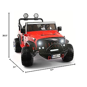 2023 Two (2) Seater Ride On Kids Car Truck w/Battery Swaps 12V Kid Car to Drive 3 Speeds, Leather Seat, Remote, MP3 Music by Bluetooth, FM Radio, Rubber Tires