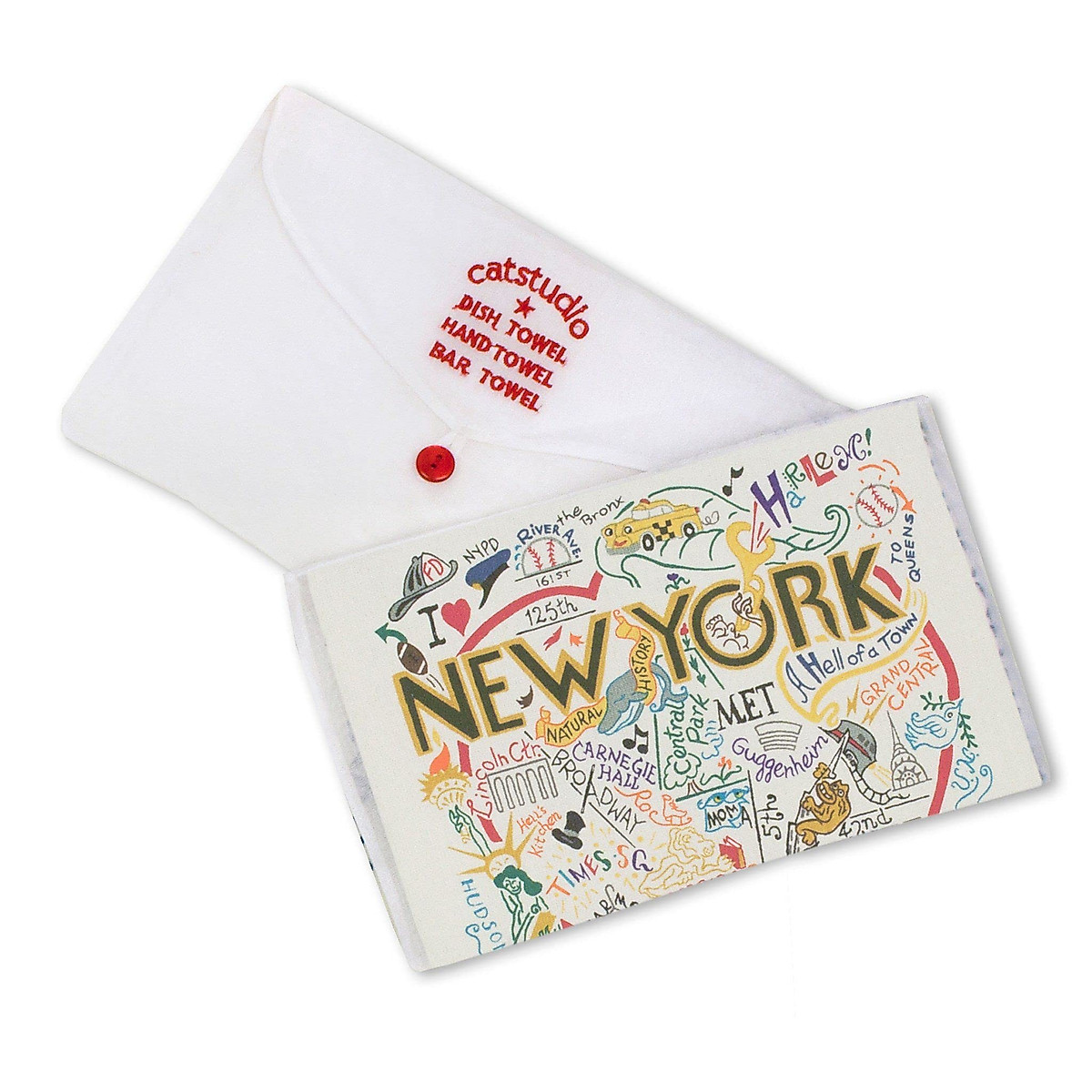 Catstudio New York City Dish & Hand Towel | Great for Kitchen, Bar, & Bathroom
