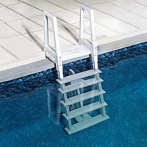 Blue Wave NE1175 Heavy Duty In-Pool Ladder - White