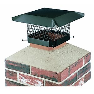 Hy-c Sc1313 Chimney Cap 13"x13" - Black Galvanized Steel