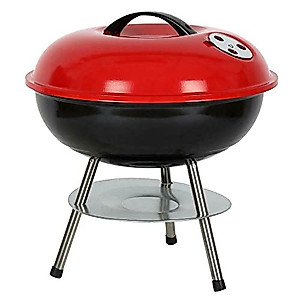 Christmas gift Portable Enamel Charcoal Grill Burner 14-In Outdoor Camping Bbq Cooking