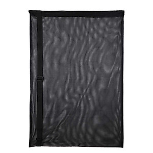 Extra Large Mesh Ball Bag Waterproof Equipment Duffel Bag Heavy Duty Net Ball Shoulder Bag Basketball Volleyball Soccer Rug Ball Football Carrying Bag Tote Storage Sack with Drawstring for 10-15 Balls