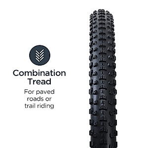 L-TWOO Mountain Bike Tire 26 inch Replacement Tire 26 x 1.95 inchFoldable MTB Tire for Mountain Bike BMX Electric Bike