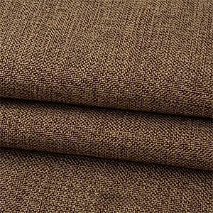 RCDPK Custom Bench Cushion Personalized Chair Pad, Garden Patio Furniture Bench Cushions, 50D High Resilience Sponge, Removable Linen Cushion Cover, for Indoor Outdoor Furniture (Custom Size, Brown)