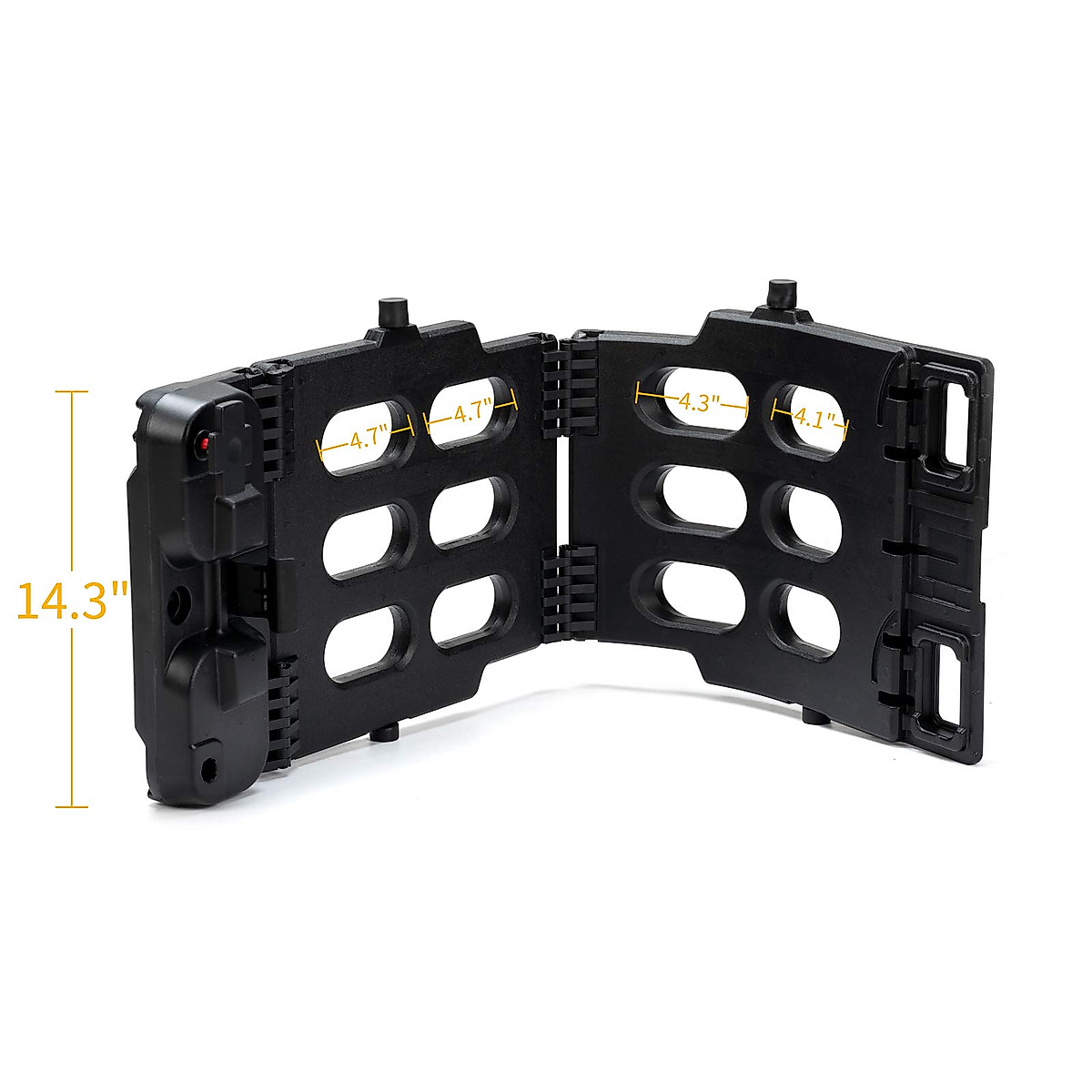 WEILEITE Stowable Tailgate Bed Extender Brackets Kit for Trucks Compatible with Ford F150 F-150 2015-2021 Replaces FL3Z-99286A40-C