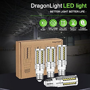 DragonLight 15W Super Bright LED Corn Light Bulbs Fanless(150 Watt Equivalent) - 6000K Daylight 1,800 Lumens E26 Base for Residential and Commercial Lighting - Garage Porch Office, Pack of 4