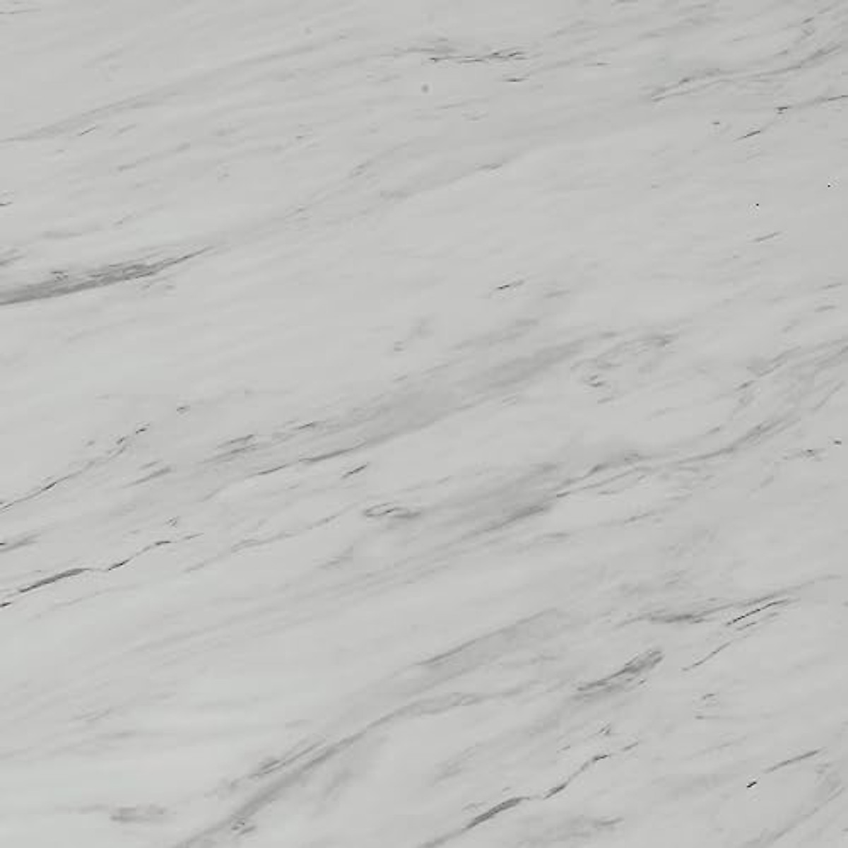 OSP Home Furnishings Flower Mid-Century Modern Dining Table, White Faux Marble Top with Black Base