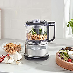 KitchenAid KFC3516CU 3.5 Cup Food Chopper, Contour Silver
