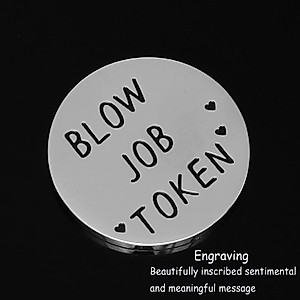 HUTIMY Couples Token Gift Jewelry for Him Gift Husband Valentine's Men Pleasure Items Naughty Coin