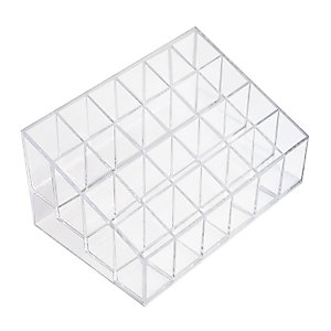 Super Z Outlet Transparent Cosmetic Makeup Organizer for Lipstick, Brushes, Bottles, and More. Clear Case Display Rack Holder