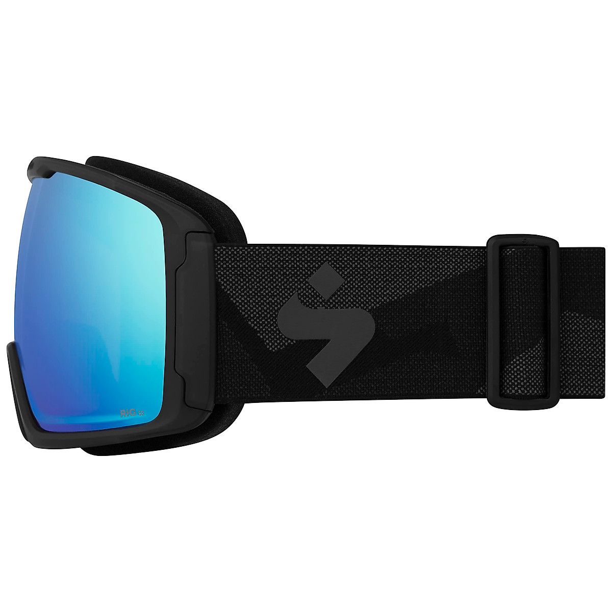 Sweet Protection Clockwork RIG Reflect Snow Goggles - UV Protection, Anti-Fog, and Interchangeable Lens, Sapphire/Satin White/White