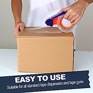 PANDRI Clear Packing Tape, 18 Rolls Heavy Duty Packaging Tape for Shipping Packaging Moving Sealing, 1.88 inches Wide, 65 Yards Per Roll, Total 1170 Yards