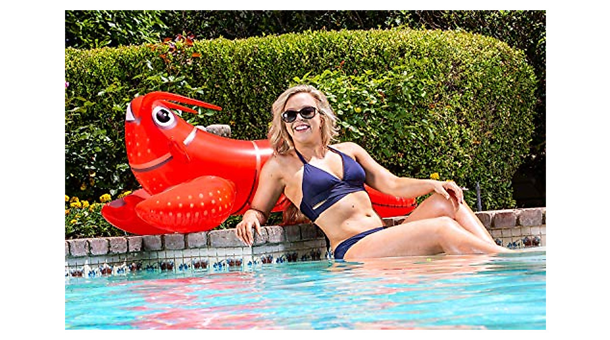 Poolmaster Lobster Pool Float Rider - Fun 4ft Inflatable