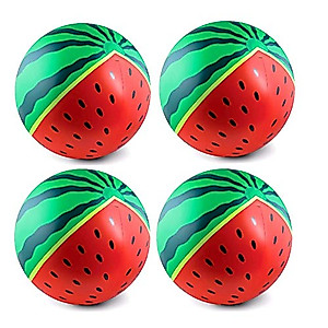2pc Watermelon Beach Ball 20" Inflatable Ball Vacation Pool Party Beach Fun Games Adult Kids