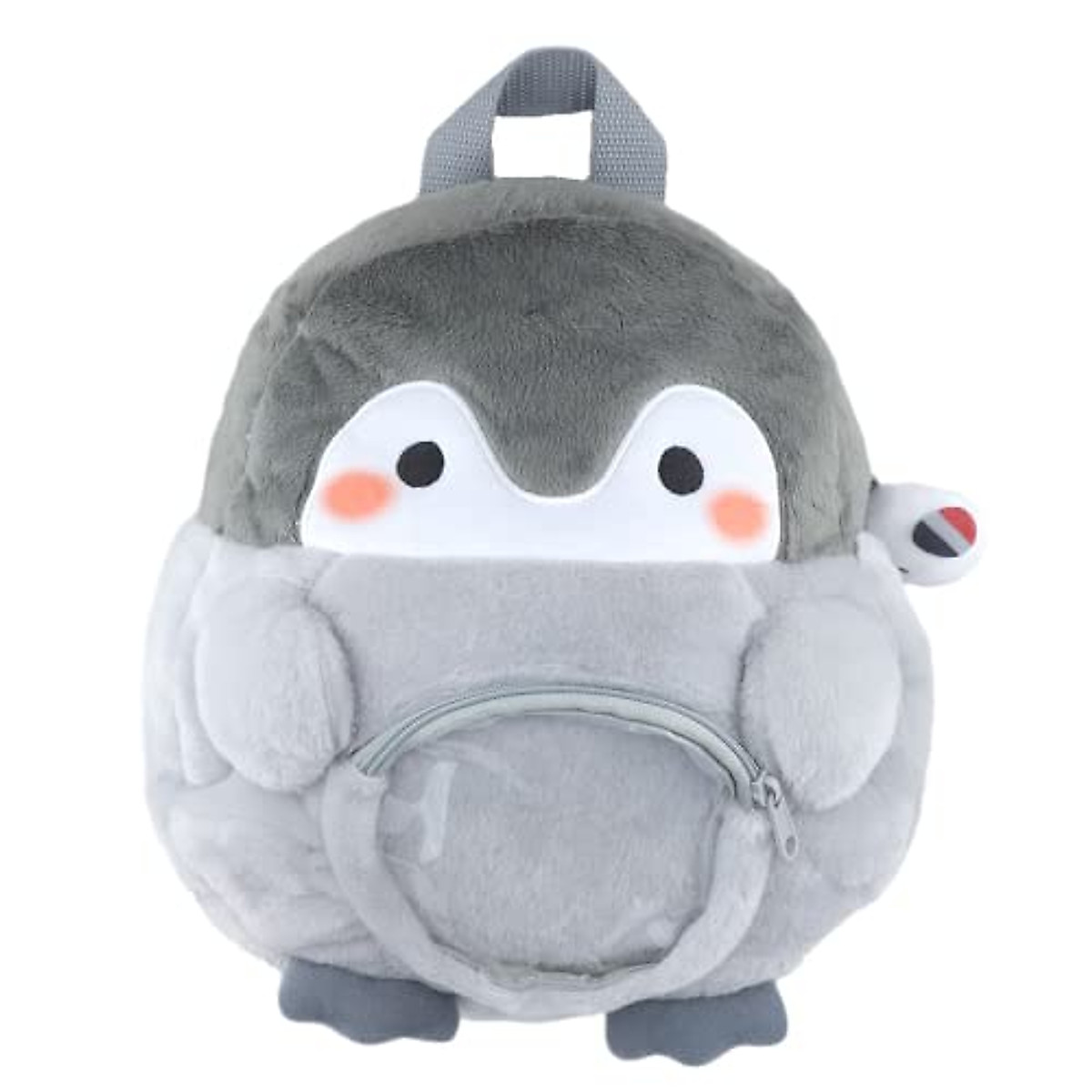 PGHRNE Kawaii Cartoon Penguin Backpack Cute Plush Small Schoolbag Daypack Girl Boy Gift (Penguin bag with coin bag,20*10*23cm)