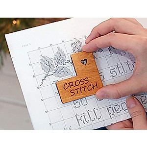 Needle minder for cross stitch Pattern Helper 2 in 1 Needle keeper magnetic cross stitch Marker Embroidery Pattern Keeper Embroidery Chart Holder needle minder for embroidery pattern holder magnetic