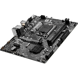 MSI PRO H610M-G DDR4 DDR4 Motherboard (mATX, 12th Gen Intel Core, LGA 1700 Socket, DDR4, PCIe 4, 2.5G LAN, M.2 Slots, USB 3.2)