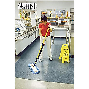 Rubbermaid Commercial Products HYGEN Microfiber Dust Mop Pad, 18-Inch, Green, Looped End for Dirt Collection, Heavy-Duty Cleaning for Hardwood/Tile/Laminated Floors in Kitchen/Lobby/Office