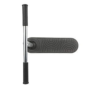 Junior Trainer Stunt Board Scooter - 360 Degree Spinning Base and T-Bar Rotation, Sturdy Base for Practicing Tricks (Black)