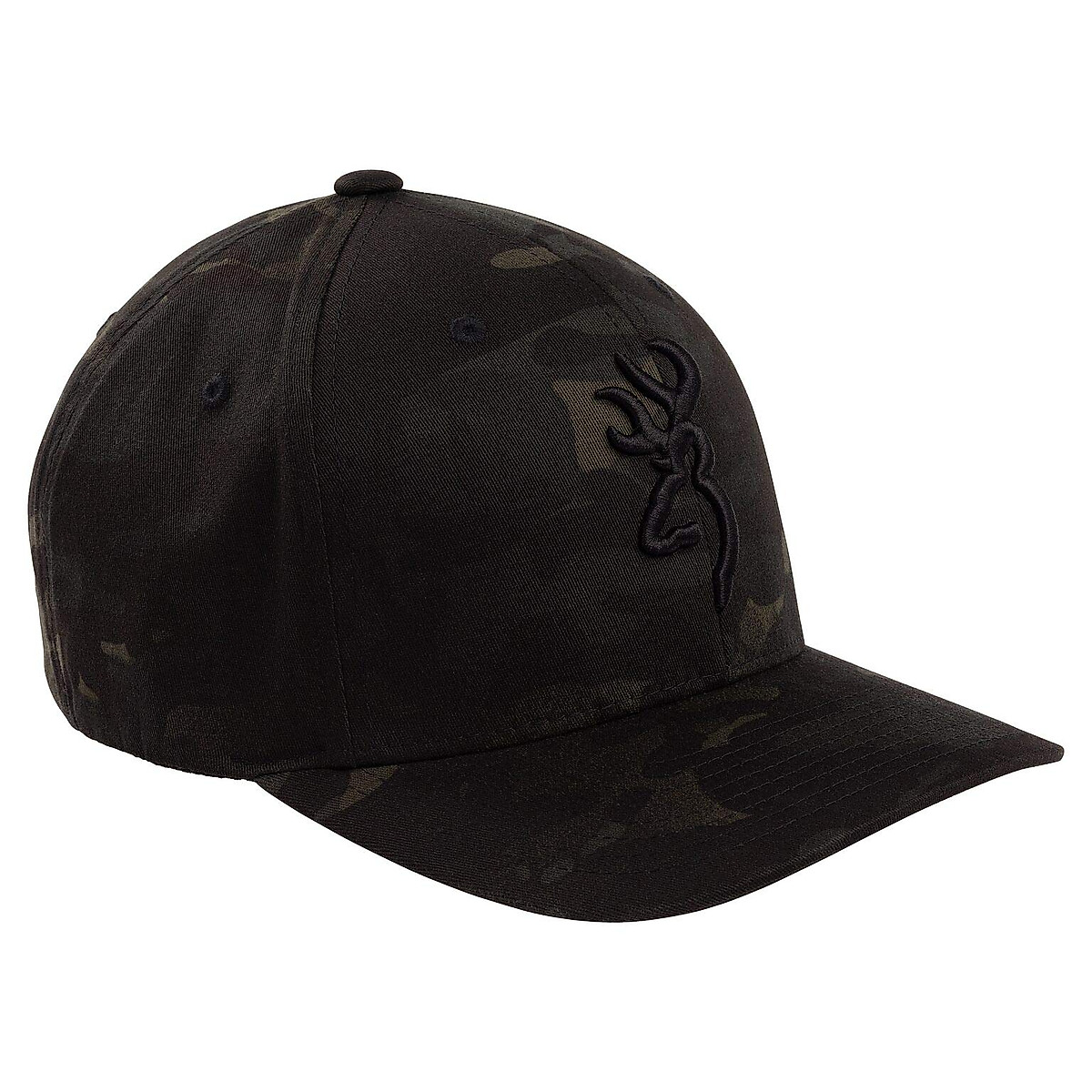 Browning unisex adult Browning Cap Phantom Multicam Blk S M, Multicam Black, Small-Medium US