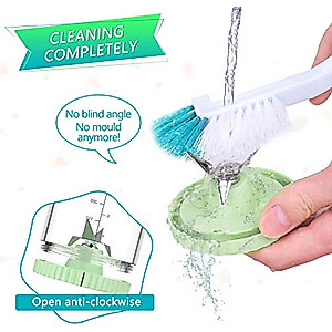 PopBabies Smoothie Blender, Portable Blender and single-serve Personal Blender, Blender to go Updated Version Apple Green